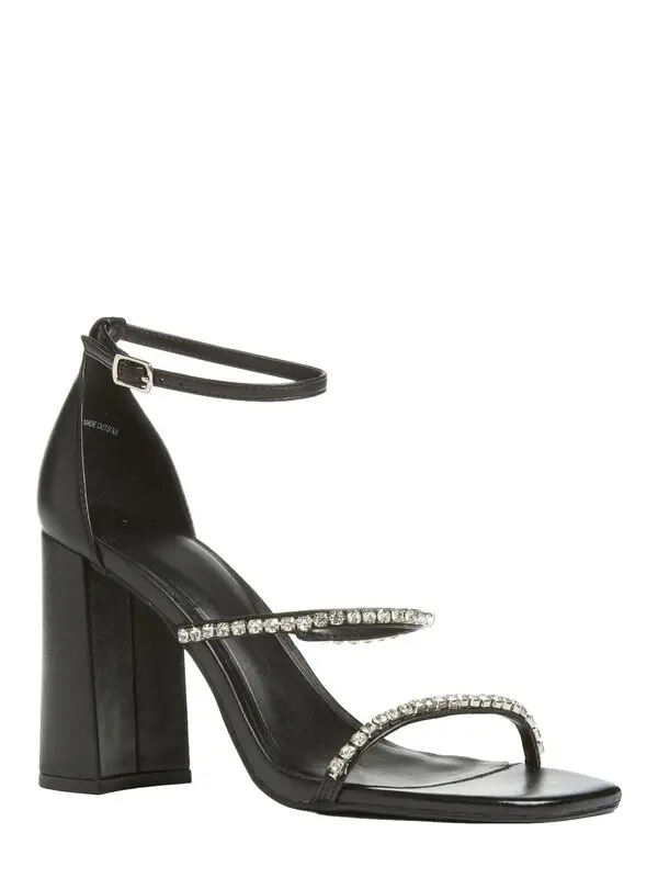 Bp. Nessa Embellished Ankle Strap Sandals - Black