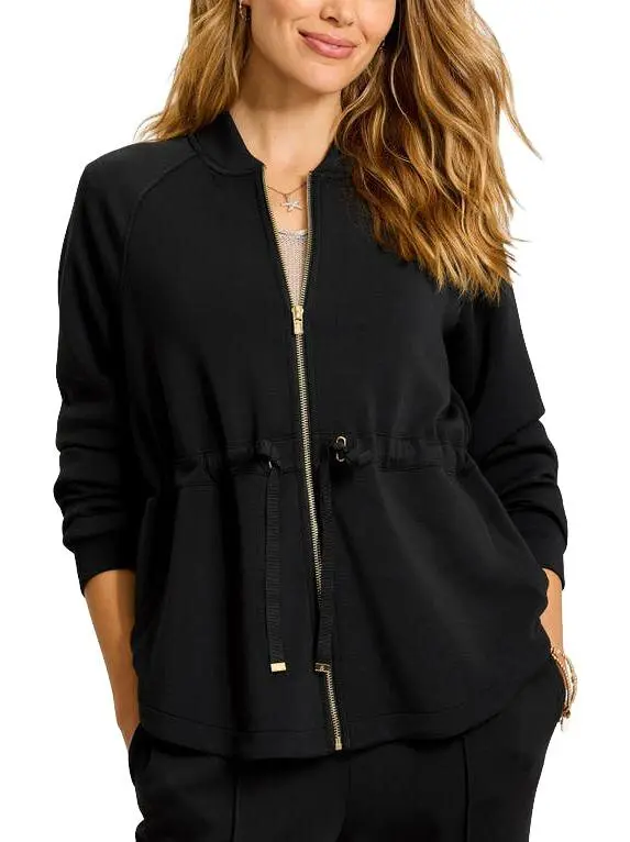 Tommy Bahama Palm Voyage Zip-up Jacket - Black