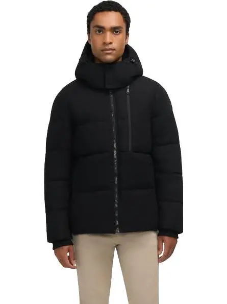 Pajar Kepler Wool-like Puffer With Removable Hood - Black