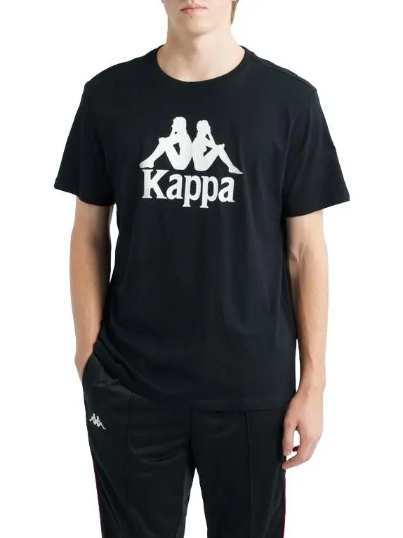 Kappa Authentic Estessi Graphic T-shirt - Black-white