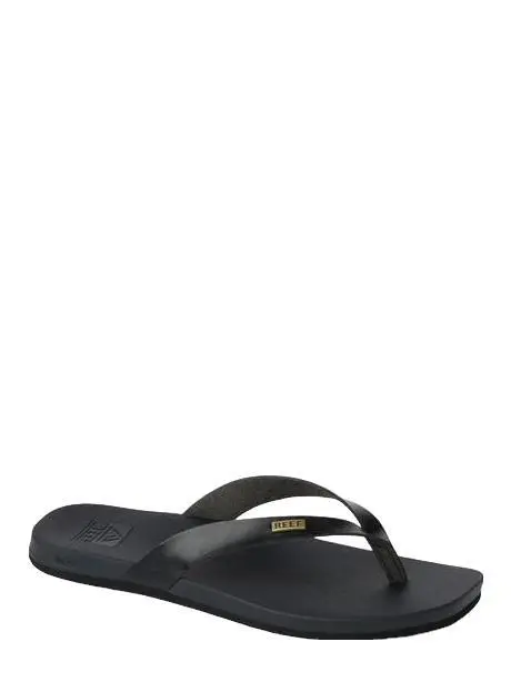 Reef Cushion Lune Flip Flop - Black/black