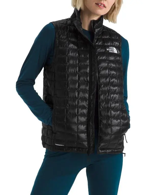 The North Face Thermoball Windproof Quilted Vest - Tnf Black