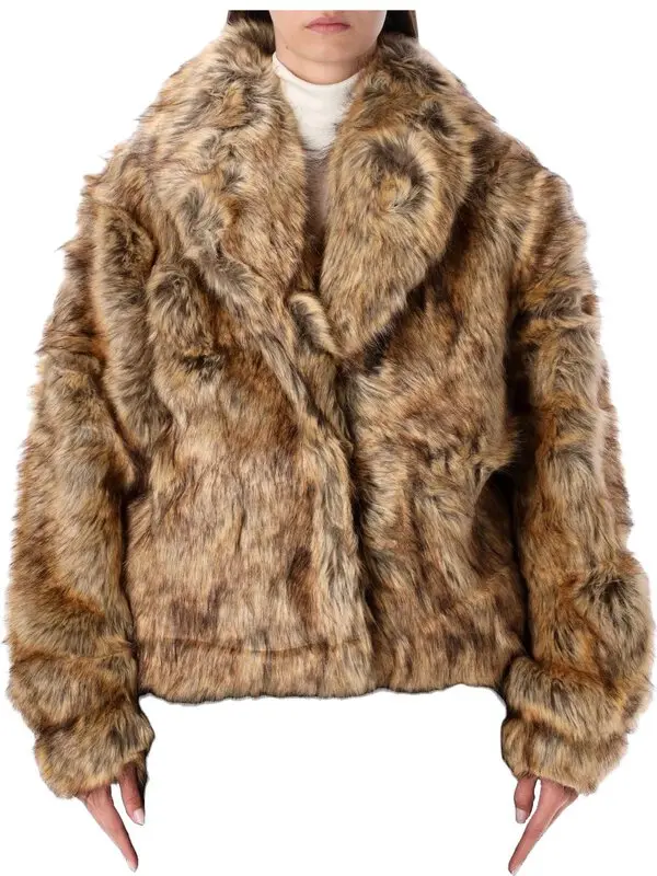 THE GARMENT Fur Coat - Brown