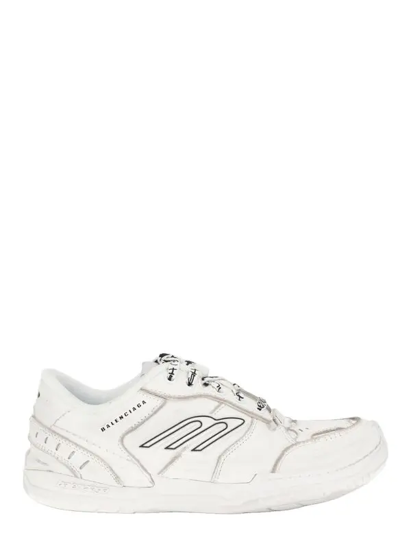 Balenciaga Lace-up Sneakers - White