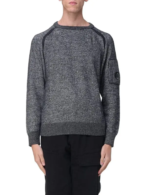 C.P. COMPANY Pullover Sweater - Charcoal