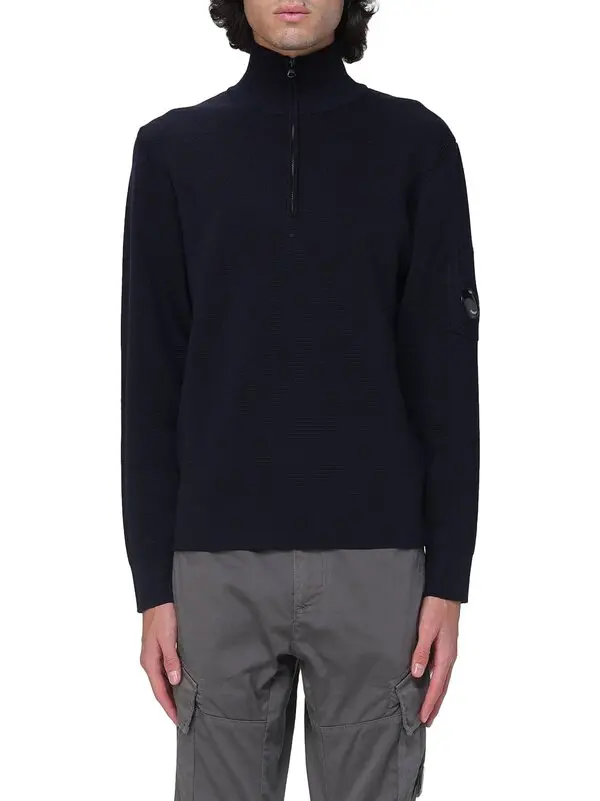 C.P. COMPANY Pullover Sweater - Blue