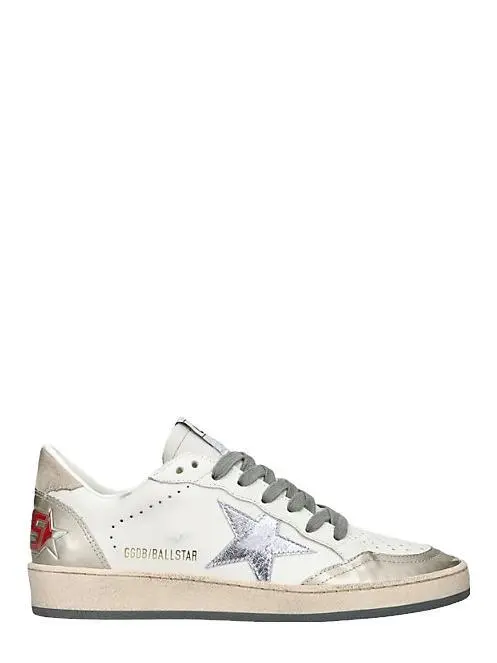 GOLDEN GOOSE Ball Star Leather Low-top Trainers - White