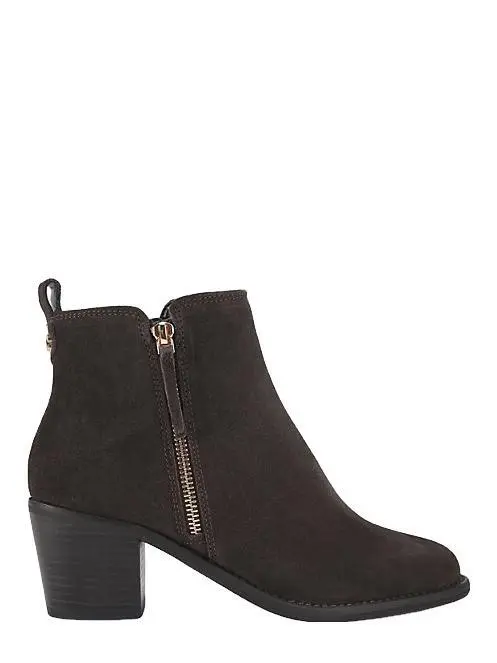 Carvela Secil Wide-fit Heeled Ankle Boots - Grey/dark