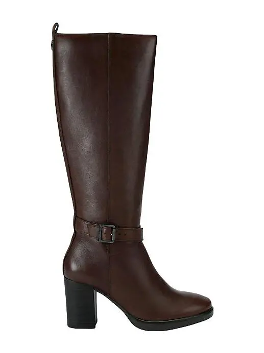 Carvela Leather Heeled Knee-high Boots - Brown