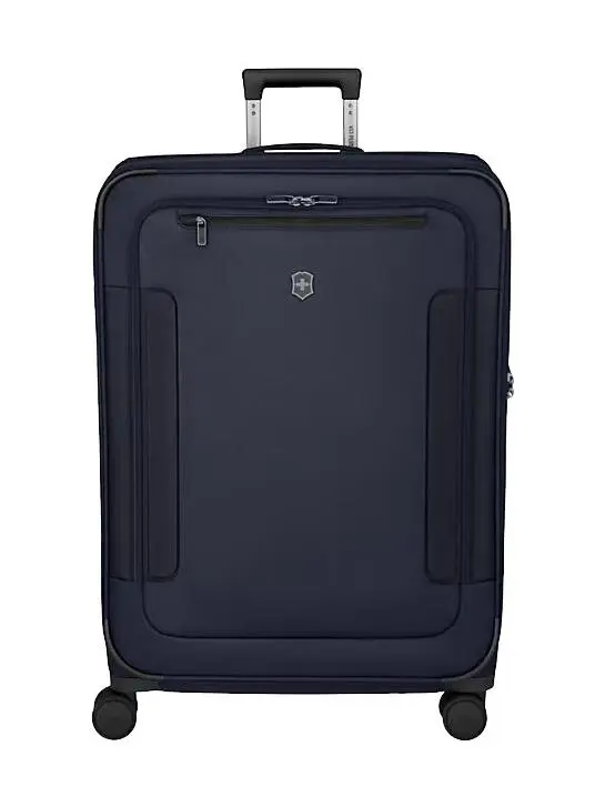 VICTORINOX Large Double 4-wheel Expandable Suitcase 75cm - Navu Blue