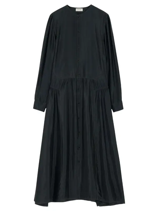 LEMAIRE Buttoned Dress - Black
