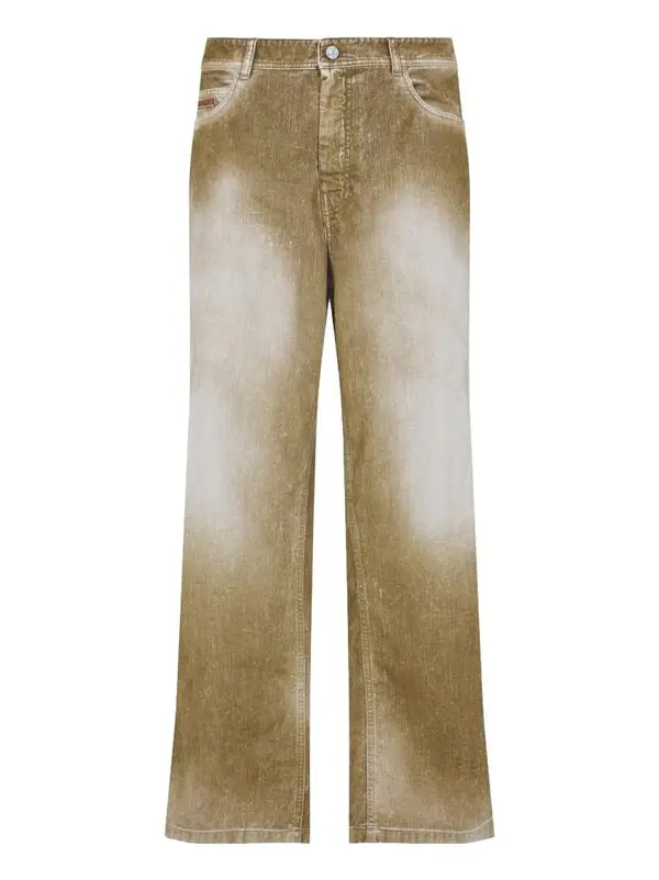 Marni Cotton Washed Jeans - Brown