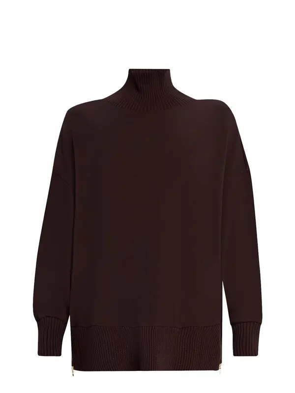 Varley Barker High-neck Sweatshirt - Coffee Bea