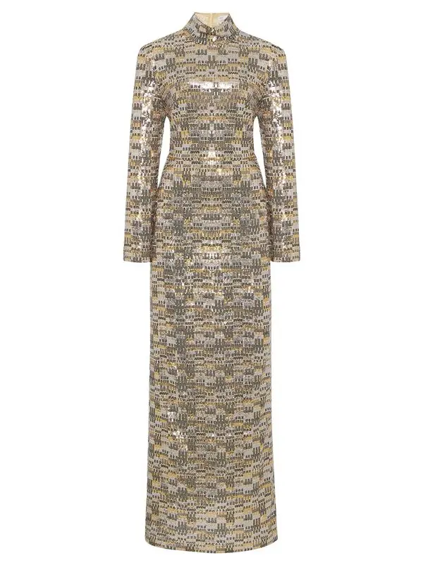 Rosetta Getty Sequined Gown - Multi