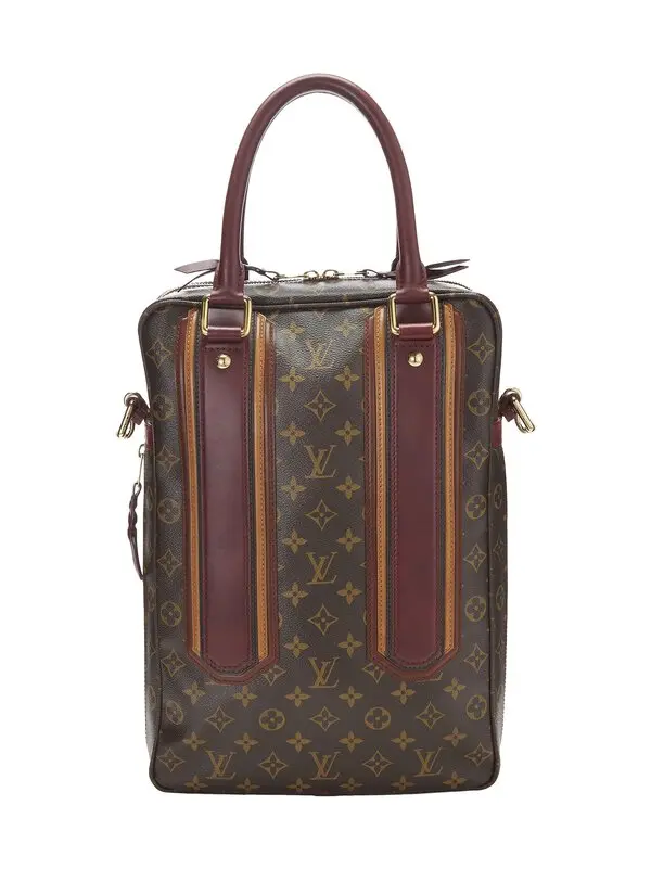 LOUIS VUITTON Monogram Canvas Bequia Porte-documents Vertical - Brown