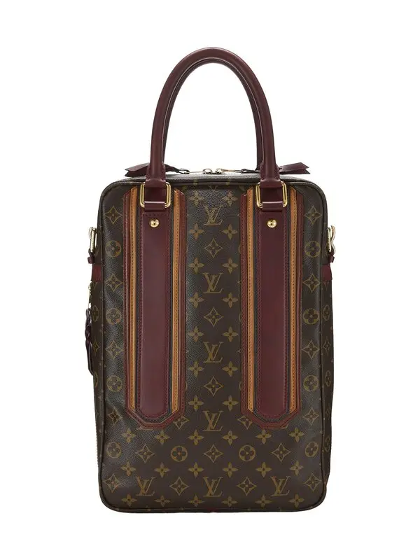 LOUIS VUITTON Monogram Canvas Bequia Porte-documents Vertical - Brown