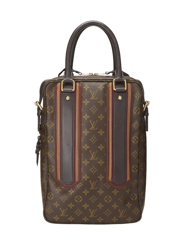 LOUIS VUITTON Monogram Canvas Bequia Porte-documents Vertical - Brown