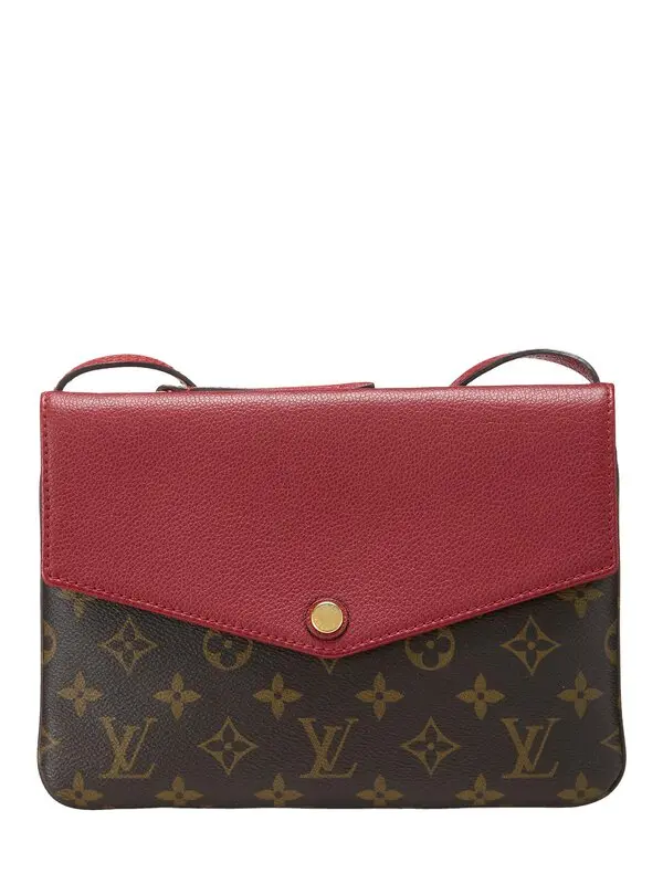 LOUIS VUITTON Monogram Canvas Twice - Red