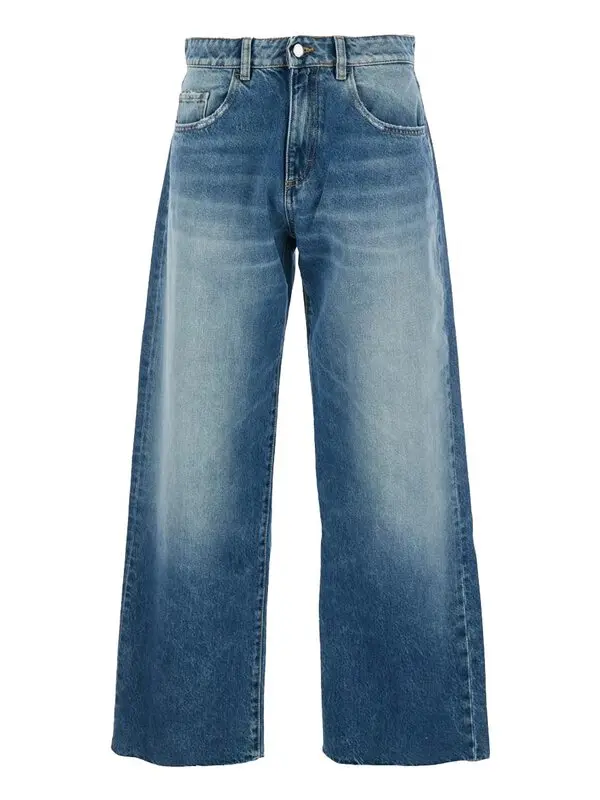 ICON DENIM LA Bea Wide Leg Jeans - Blue