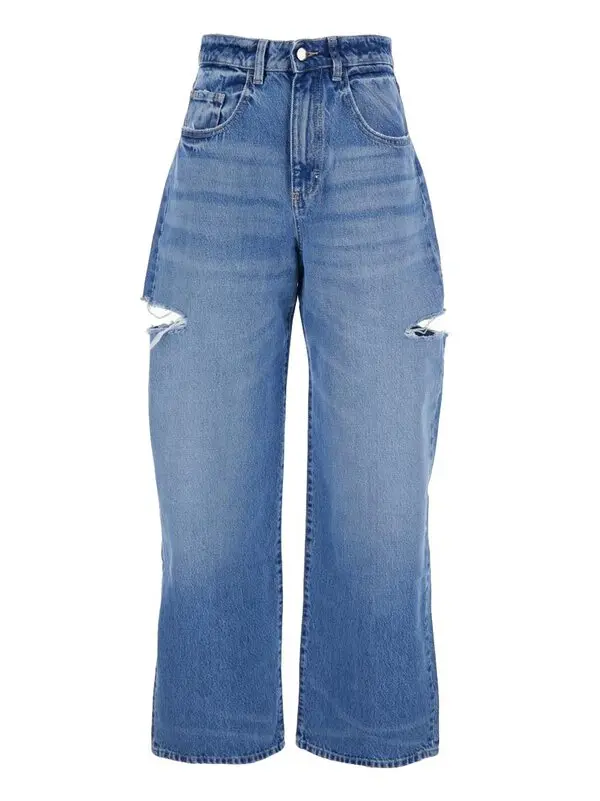 ICON DENIM LA Poppy Straight Leg Jeans - Blue