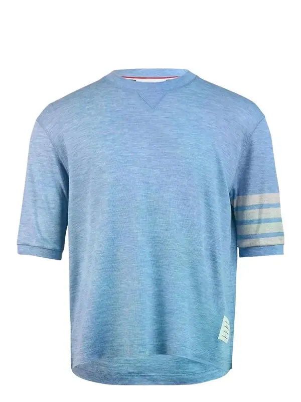 Thom Browne 4-bar Stripe T-shirt - Blue