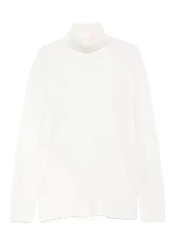 TOTEME Roll-neck Cashmere Sweater - Neutrals
