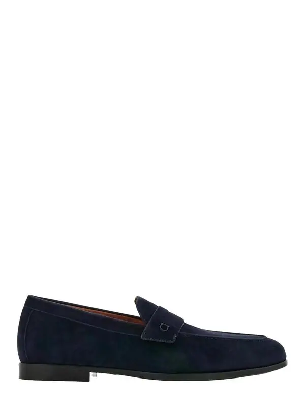 FERRAGAMO Suede Loafers - Blue