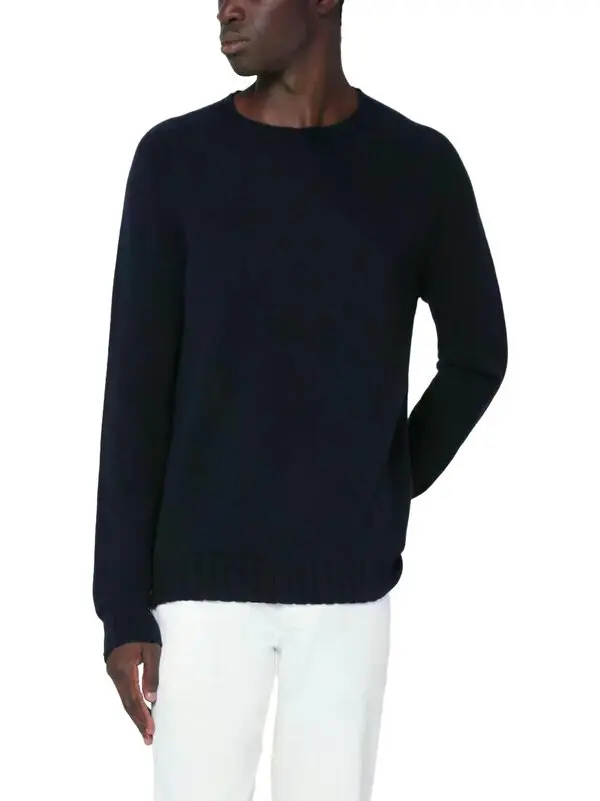 Tagliatore Crew Neck Knitwear - Blue