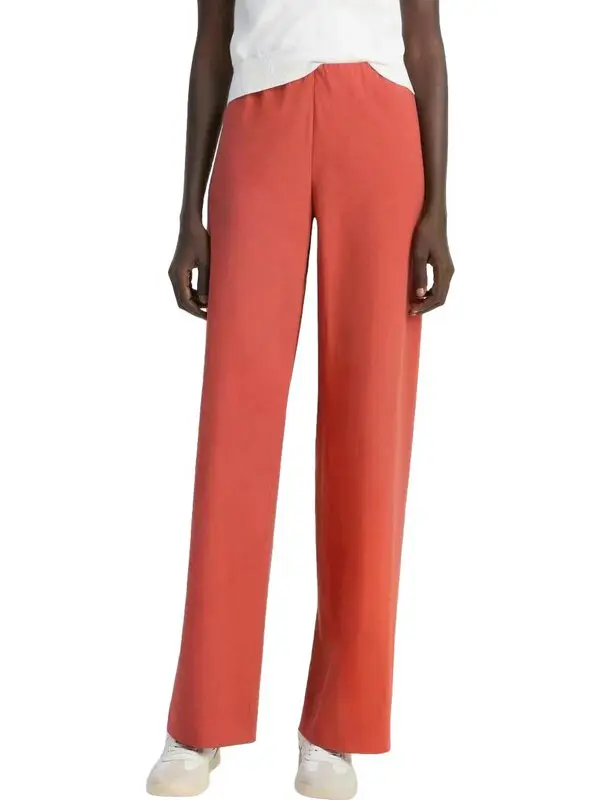 Vince Elastic-waist Trousers - Red
