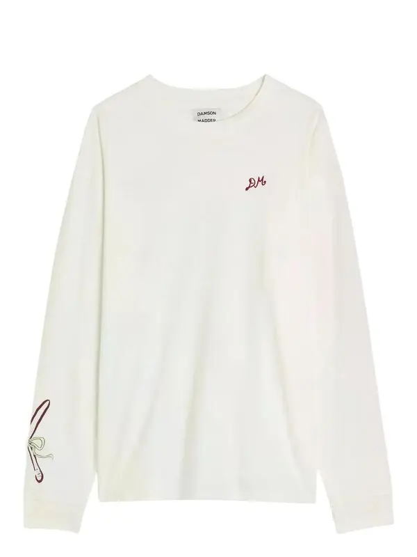 DAMSON MADDER Le Petit Delice Long-sleeve T-shirt - Neutrals