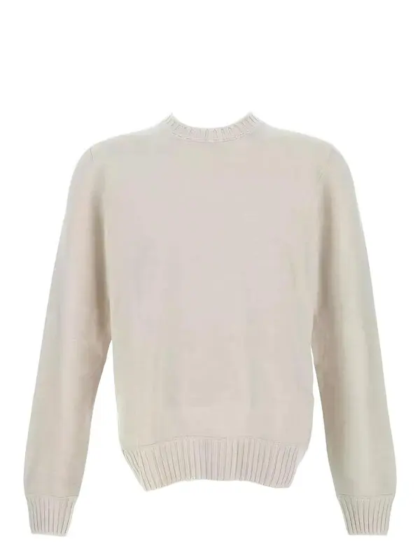 GRAN SASSO Ribbed Long-sleeve Cashmere Sweater - Neutrals