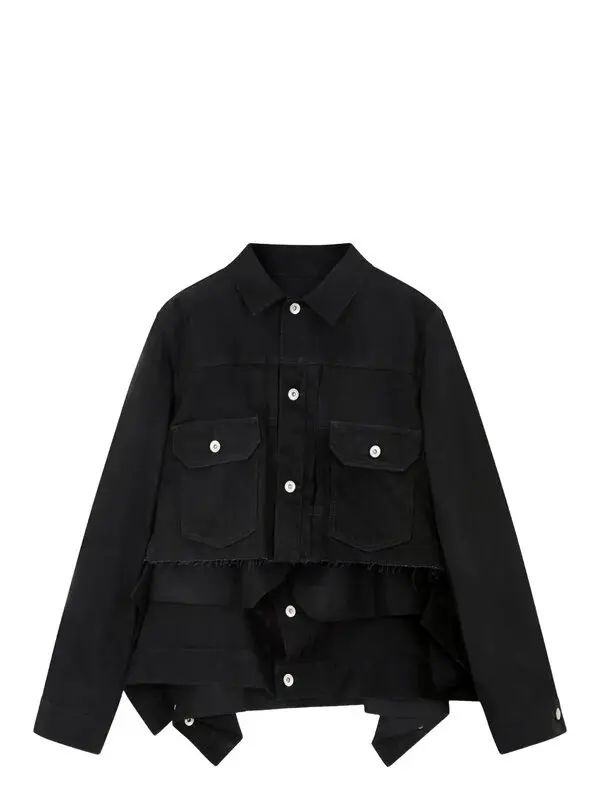 Sacai Denim Jacket - Black