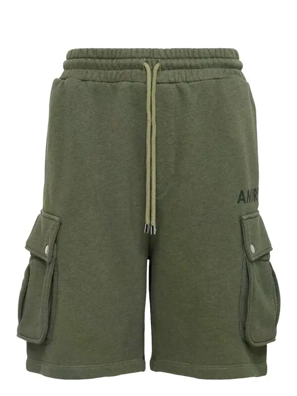 Amiri Cargo-pocket Drawstring Shorts - Green