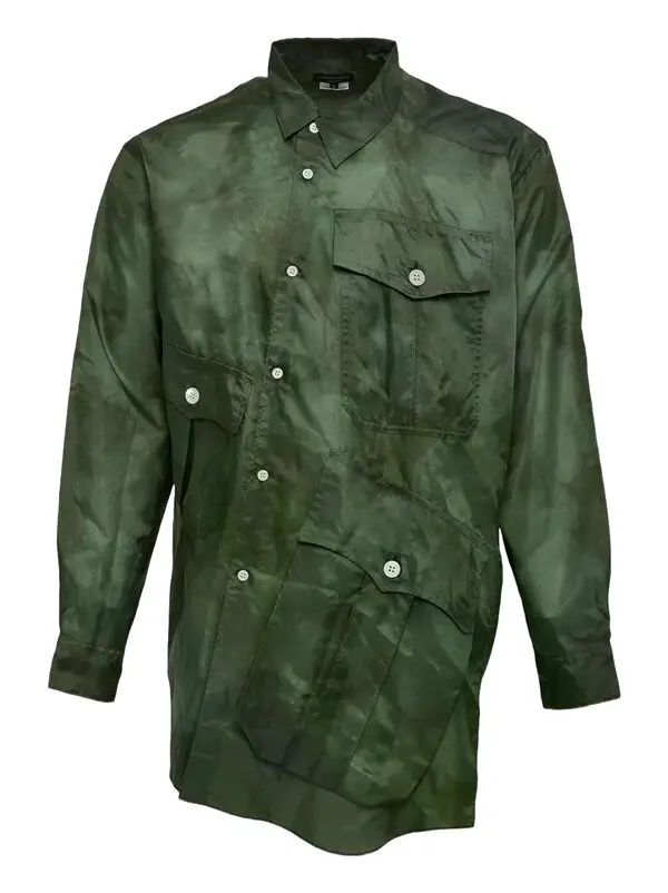 Comme Des Garçons Multi-pocket Shirt - Green