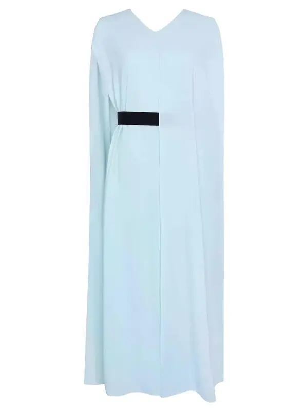 ROKSANDA Fyera V-neck Midi Dress - Blue