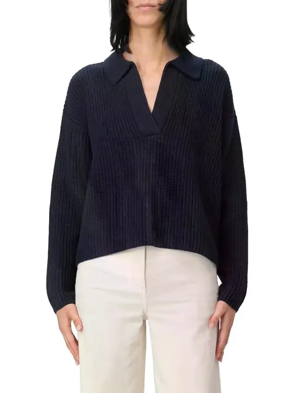Ralph Lauren V-neck Knit Top - Blue