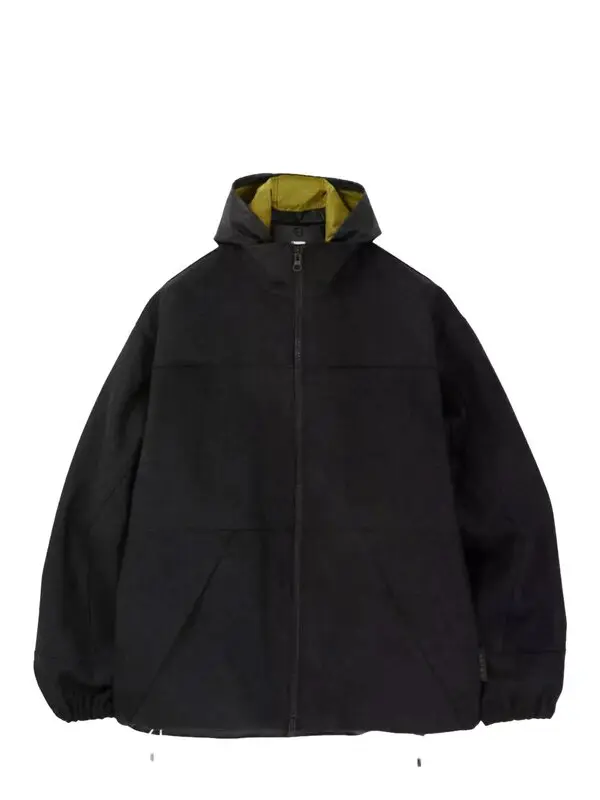 GR10K Logo Hooded Jacket - Black