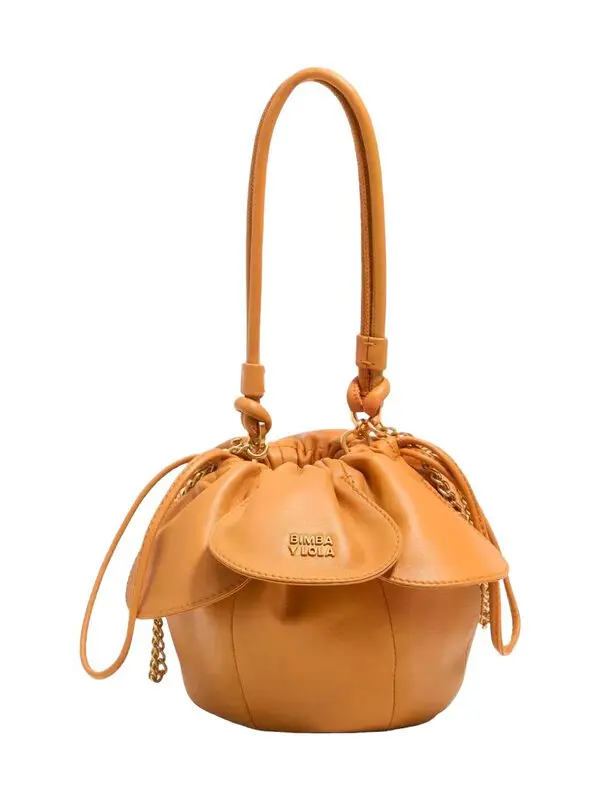 Bimba Y Lola Petal-shaped Drawstring Shoulder Bag - Orange