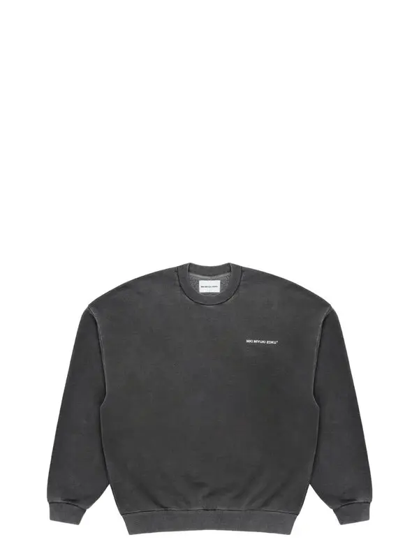 MKI MIYUKI ZOKU Uniform Crew-neck Sweatshirt - Grey