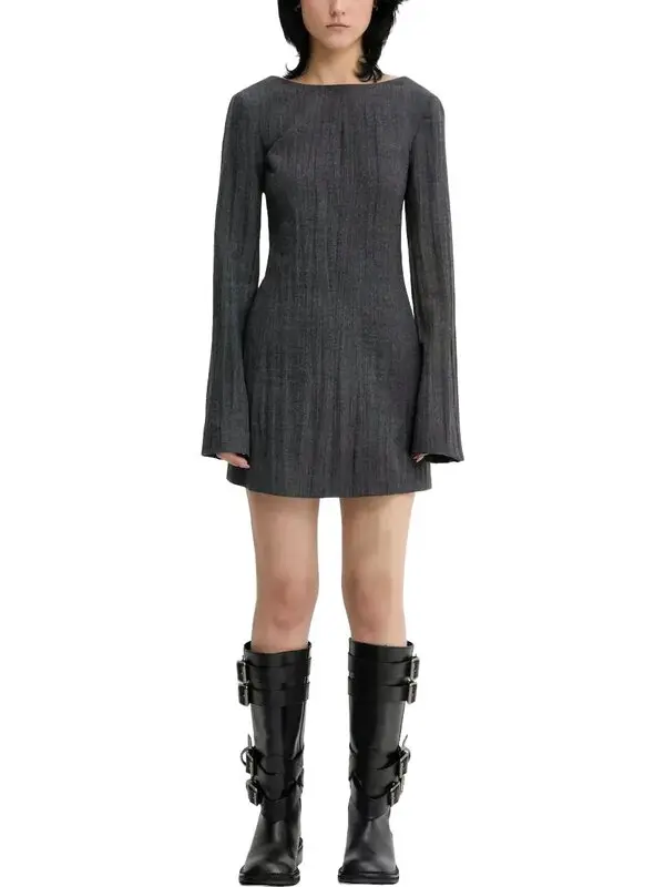 Our Legacy Long-sleeve Mini Dress - Grey