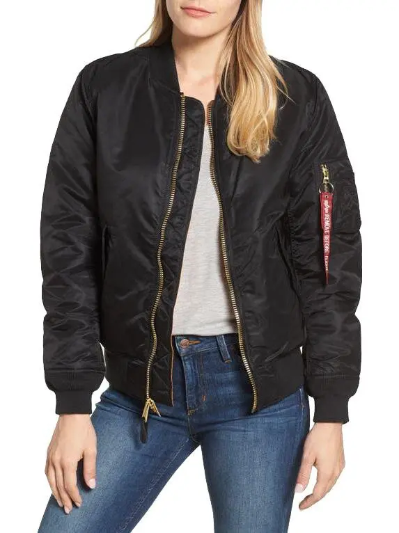 Alpha Industries Ma-1 W Bomber Jacket - Black