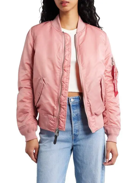 Alpha Industries Ma-1 W Bomber Jacket - Rose