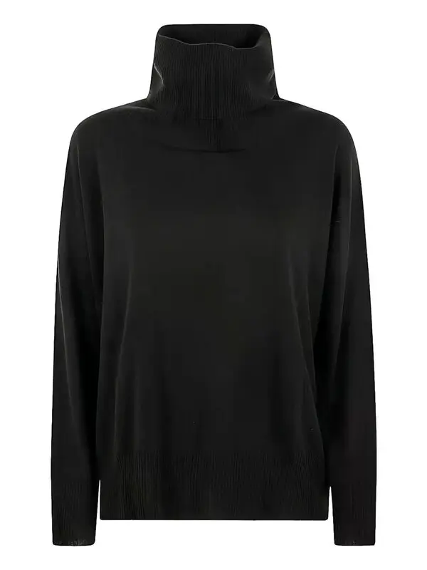 Liviana Conti Roll-neck Sweater - Black
