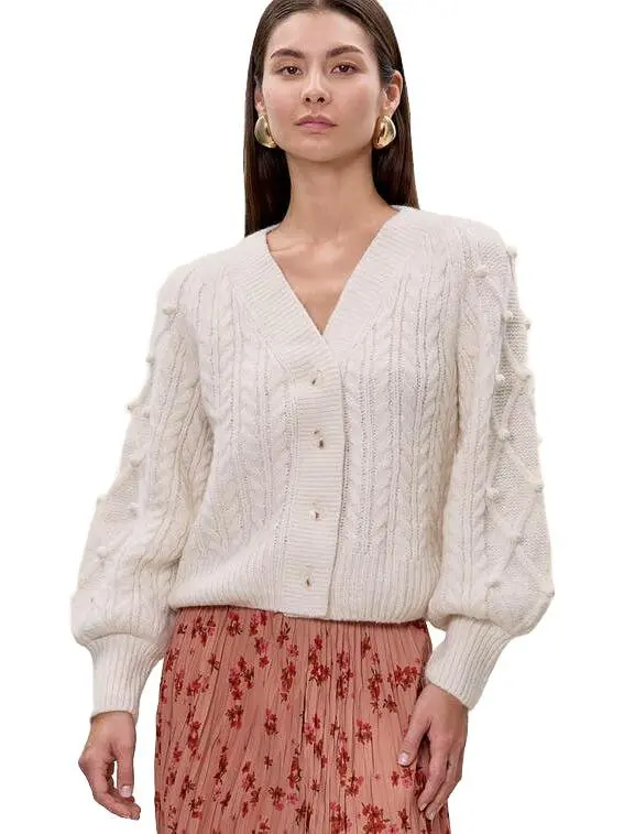 Rebecca Taylor Petra Cardigan - Ivory