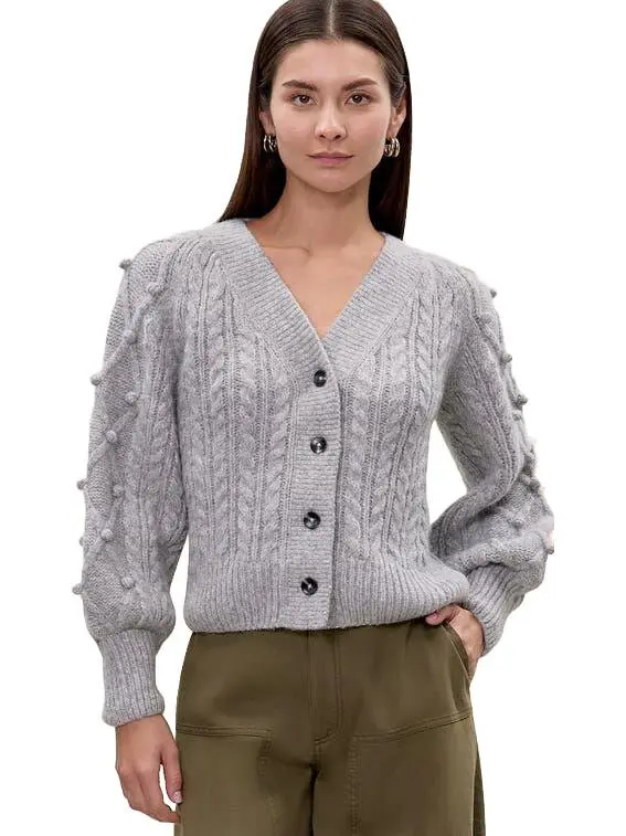 Rebecca Taylor Petra Cardigan - Light Grey