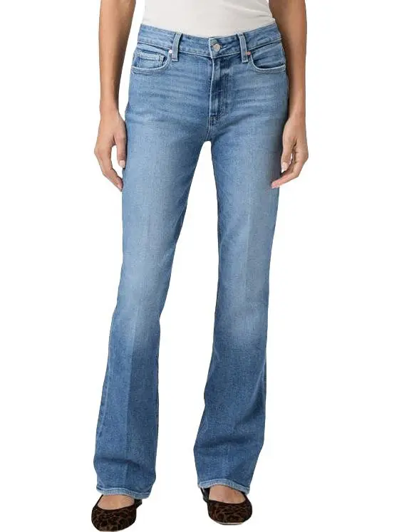 Paige Manhattan High-waist Bootcut Jeans - Buckingham