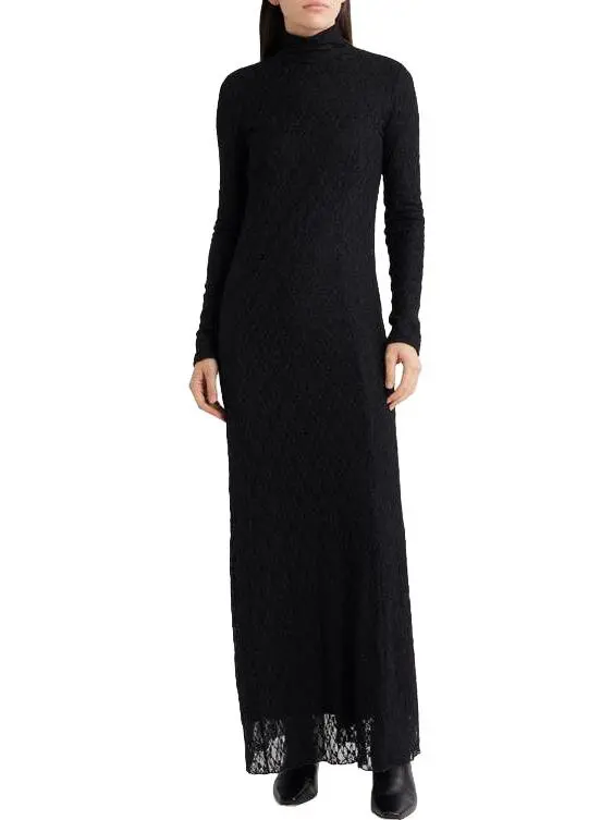 Rag & Bone Ellie Lace Maxi Dress - Black