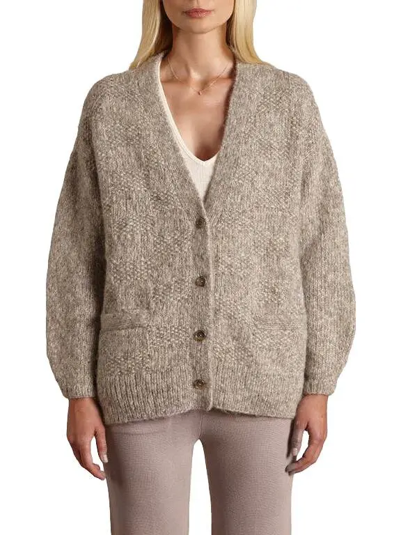 OYUN Handknit Basketweave Cardigan - Oat