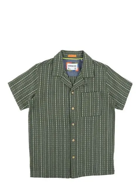 Sovereign Code Evander Shirt - Green/dash Stripe