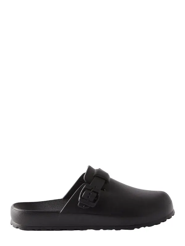 COTTON ON Eva Closed Toe Buckle Slide - Black